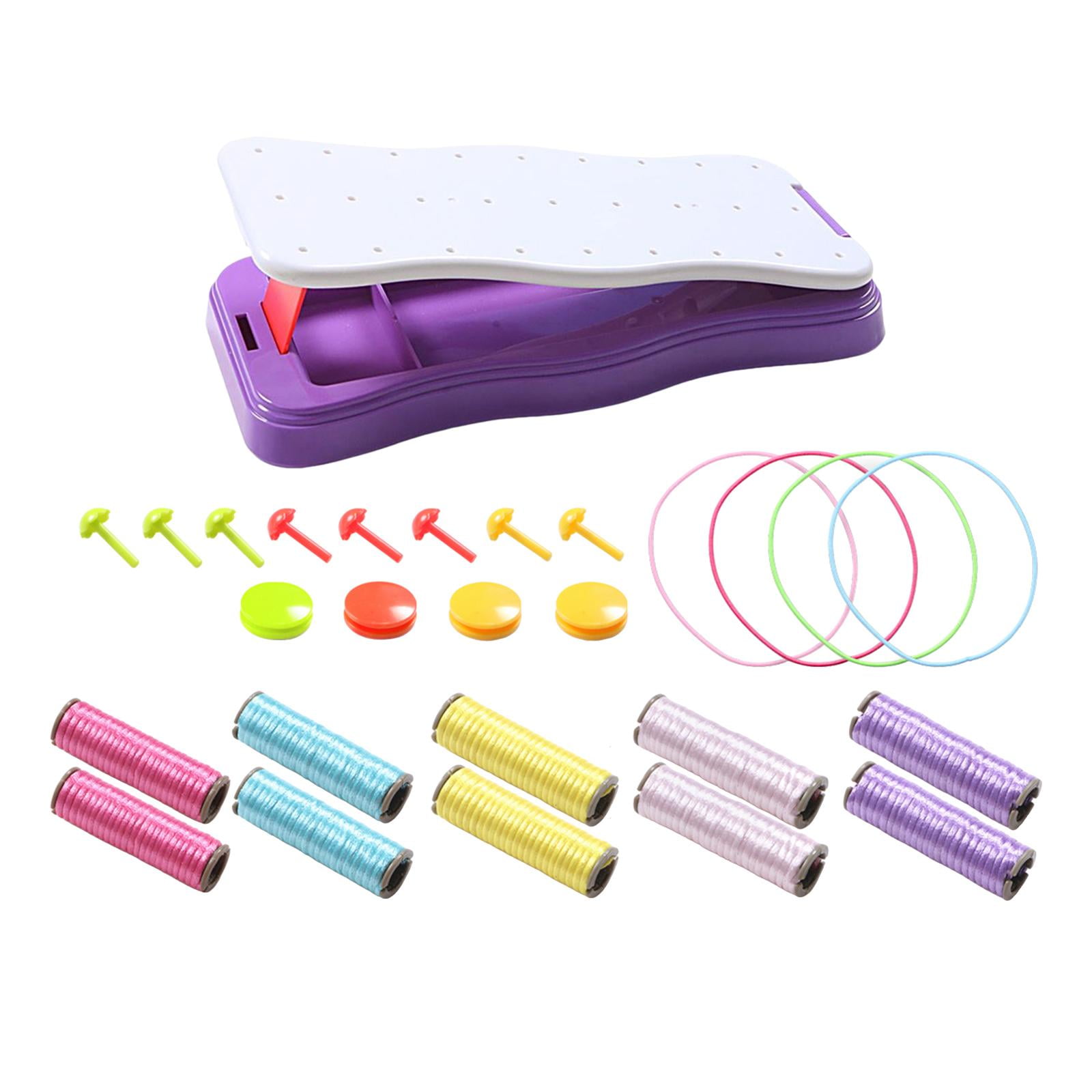 Bracelet Making Set Arts and Crafts Jewellery Colorful Ropes Fancy ...