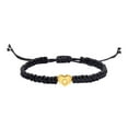 Bracelets 26 Initial 1 Gold Plated Woven Bracelet with Heart Charm for ...