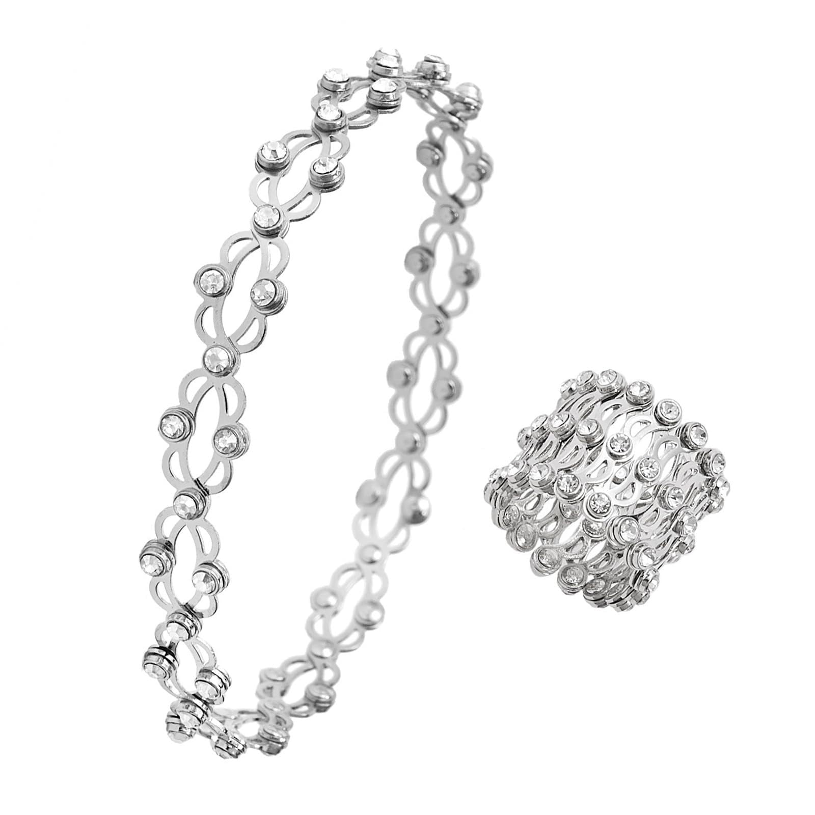 Bracelets Expandable Ring Bracelet Retractable Ring Bracelet Adjustable ...