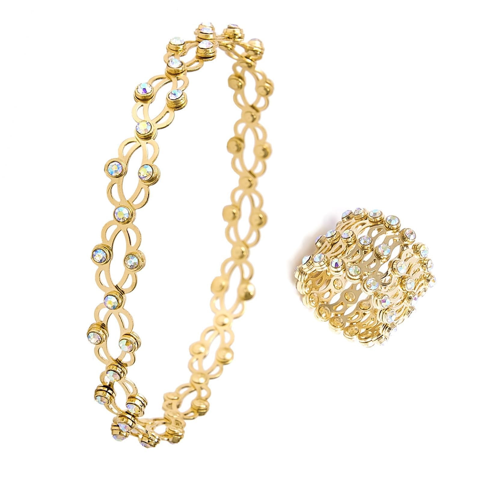 Bracelets Expandable Ring Bracelet Retractable Ring Bracelet Adjustable ...