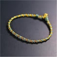 Bracelets Hand-Woven Colored Rope, Gold Thread, Four-Strand Braided ...
