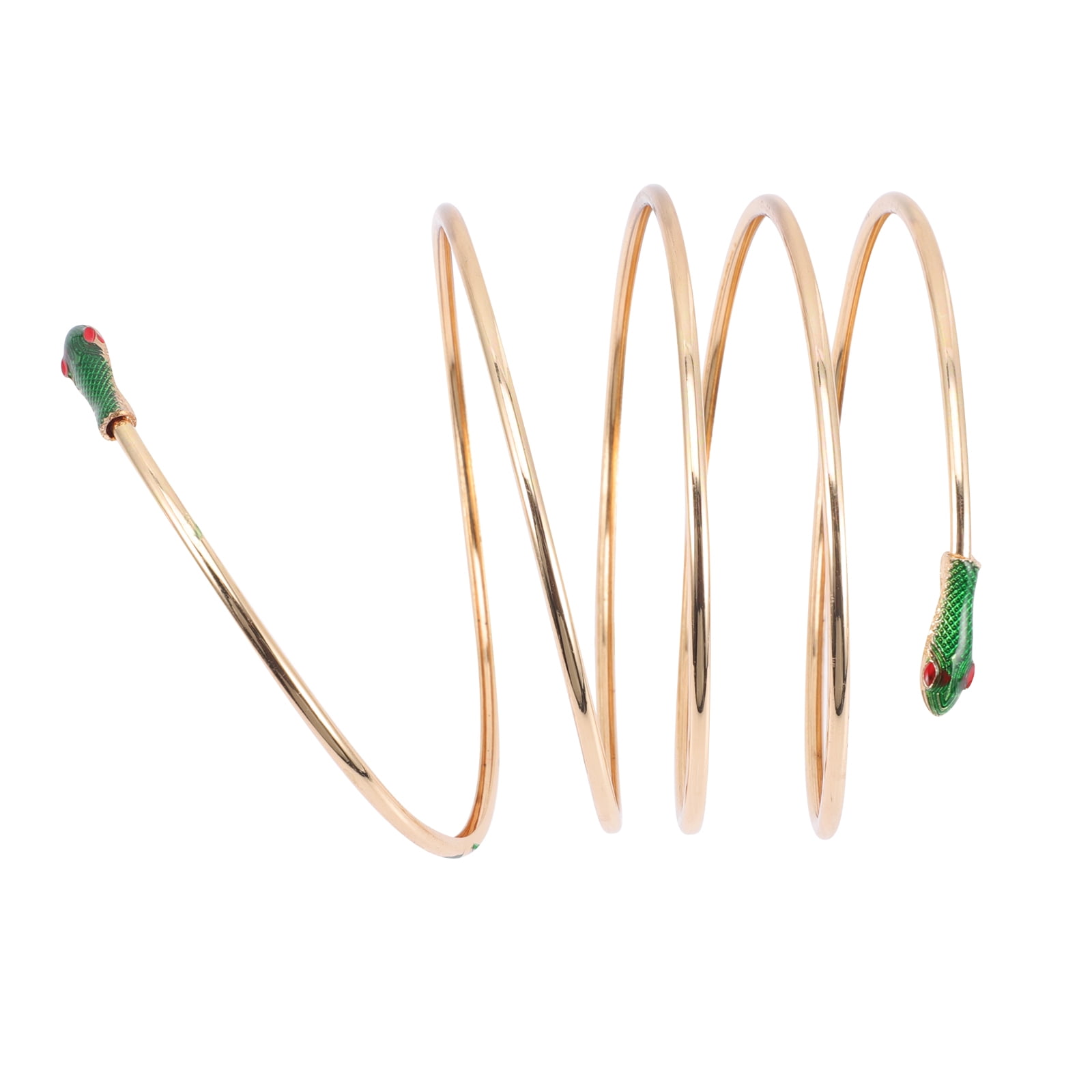 Bracelets Upper Arm Cuff Bangle Spring Snake Jewelry Alloy Miss ...