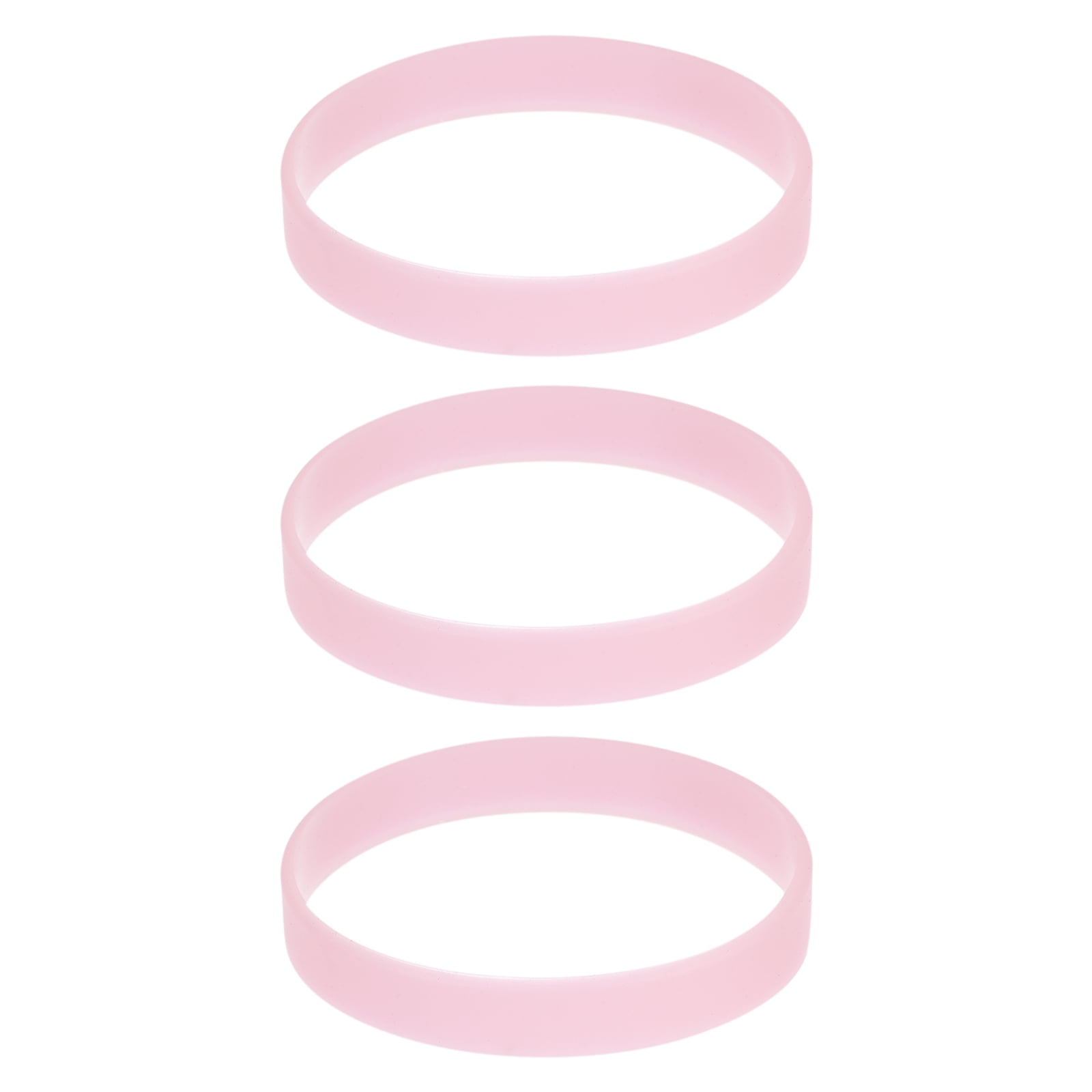 Bracelets Wristbands 1/2 Inch Width 8" Length Luminous Pink for Sports ...