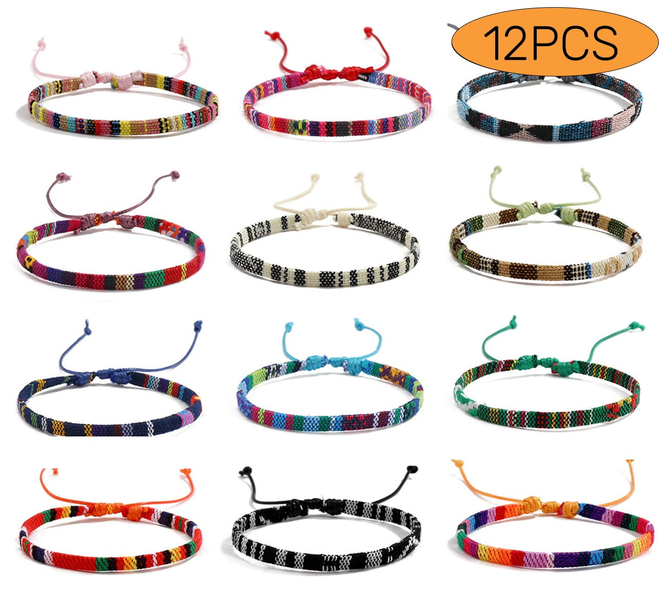 Bracelets for Women Friendship Bracelets for Girls Boho Colorful Anklet ...