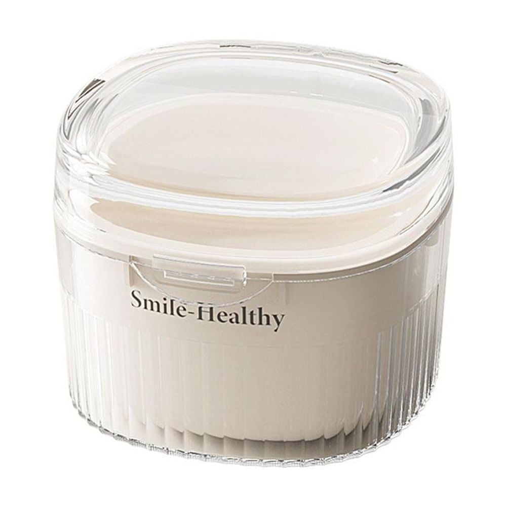 Braces Box Denture Bath Box Set Denture Case Travel Dentures Soak ...