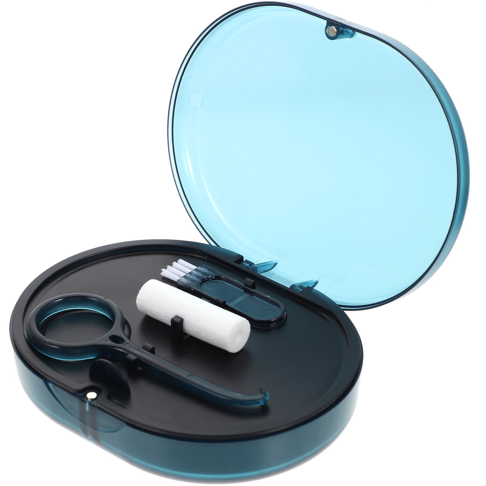 Braces Box Fake Teeth Carrier Case Portable Retainer Aligner Cleaner ...