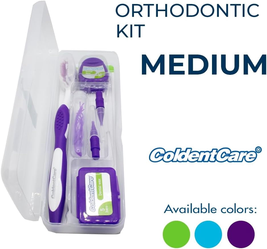 Braces Cleaning Kit for Teeth, Portable Orthodontic Toothbrush Kit Oral ...