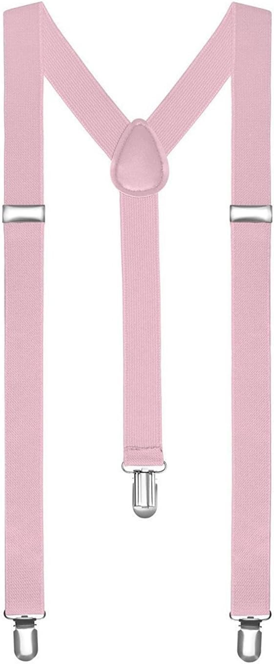 Braces/Suspenders One Size Fully Adjustable Y Shaped With Strong Clips ...