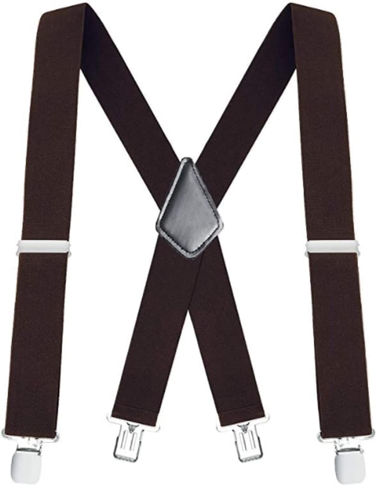 Braces for Men Trousers with Very Strong 4 Clips 50 MM Wide Duty ...