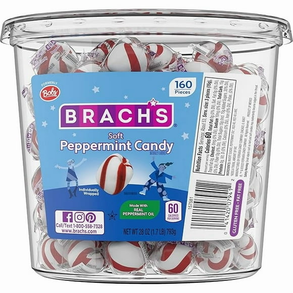 Brach's Soft peppermint candy in Mints - Walmart.com