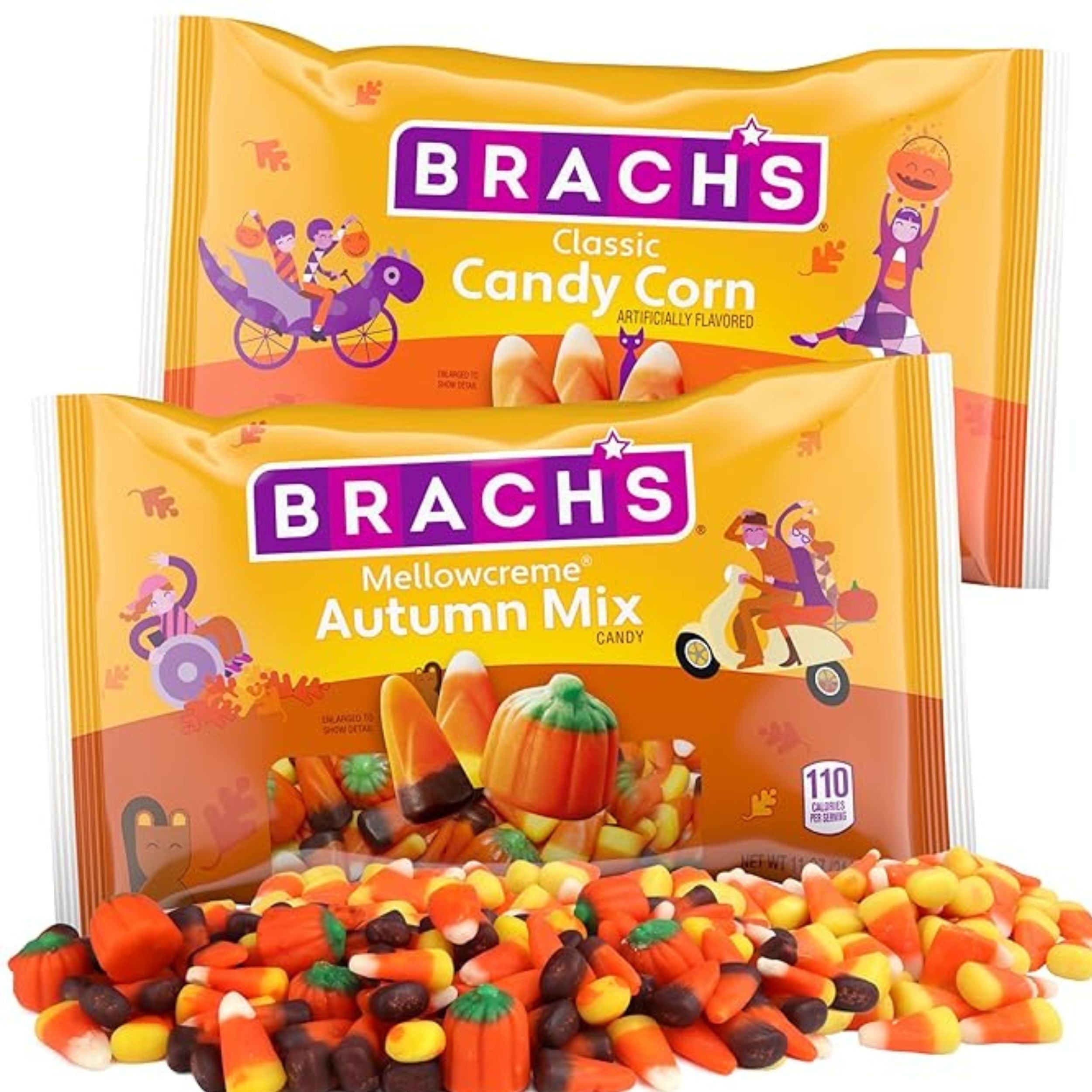 Brach's Candy Corn and Autumn Mix Bundle, 11 oz, 2 Pack, Soy, Gluten ...