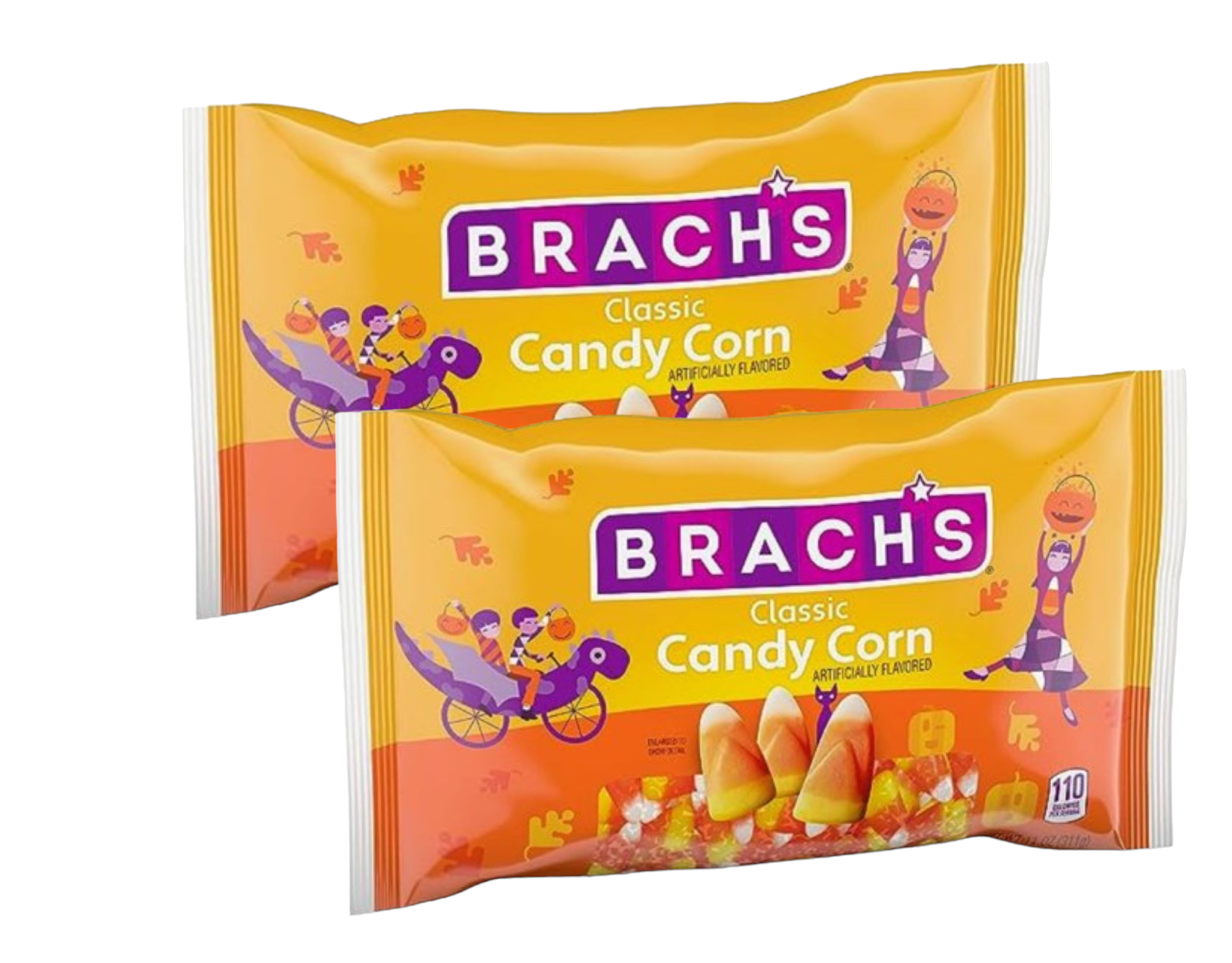 Brach's Classic Candy Corn, Classic Hard Candy Corn, 11 oz Bag 2 Pack ...