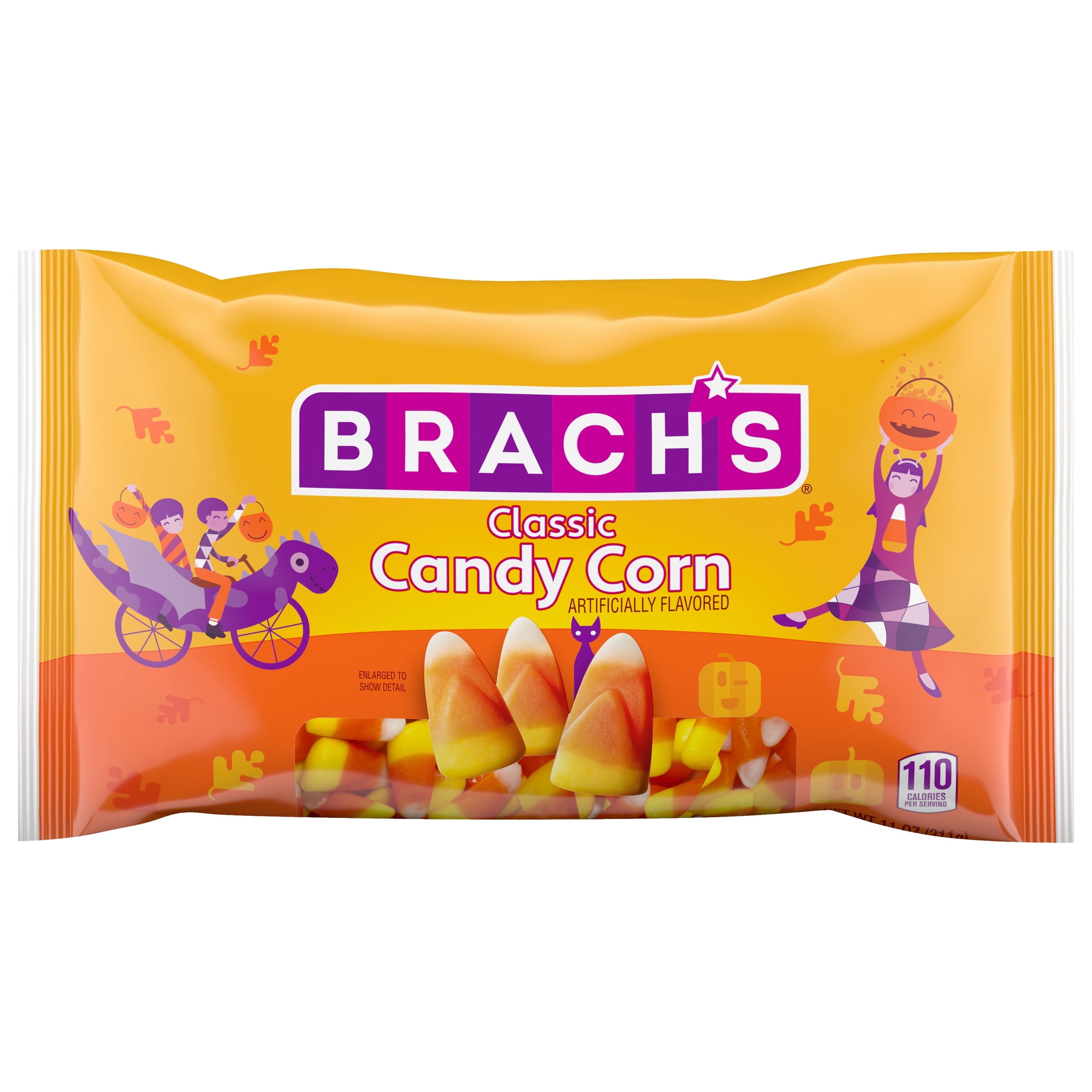 MS Candy Crown Classic Candy Corn, Halloween Treat, 11 oz Bag, Pack of ...