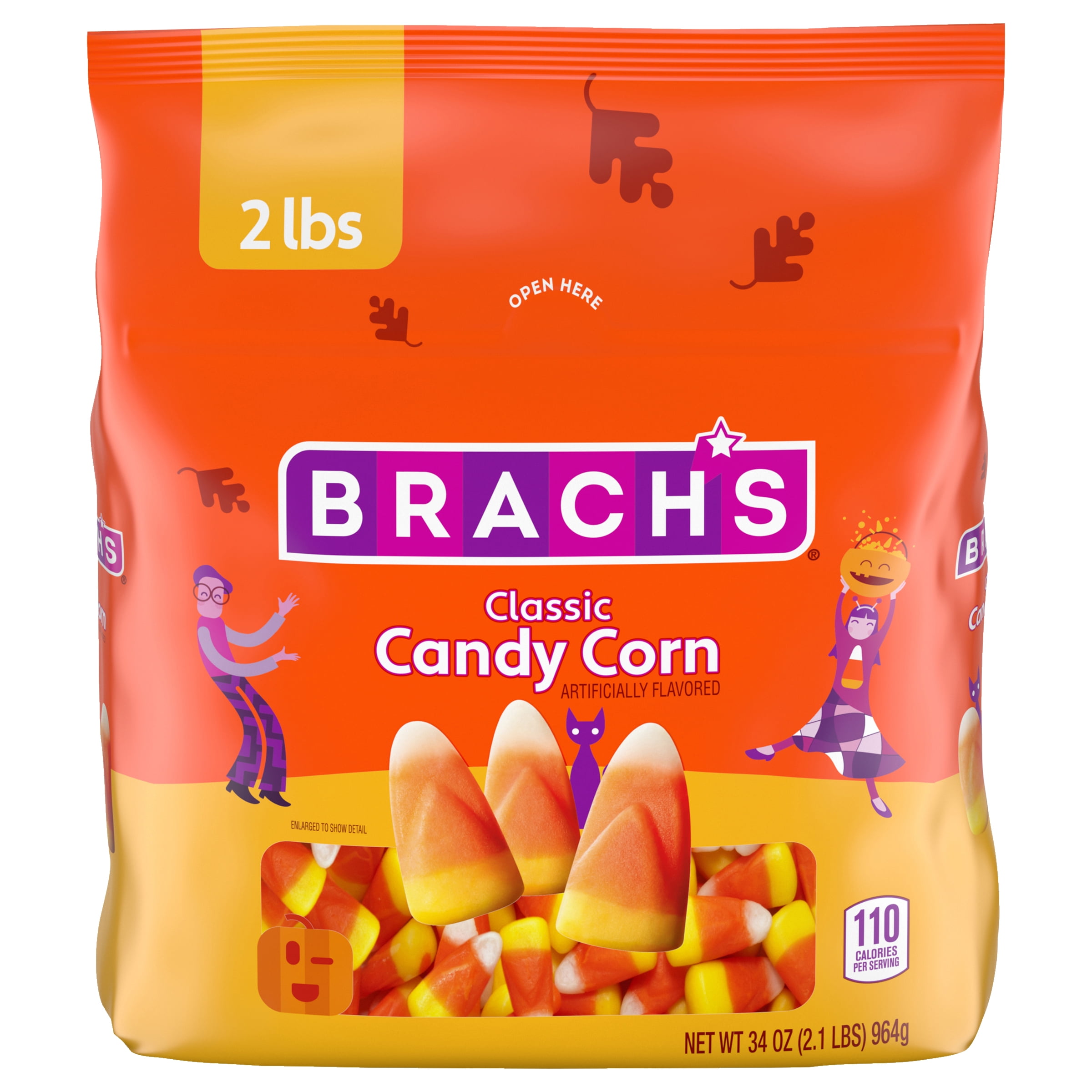 Brach's Classic Candy Corn, Halloween Candy, Classic Fall Treats, 34 ...