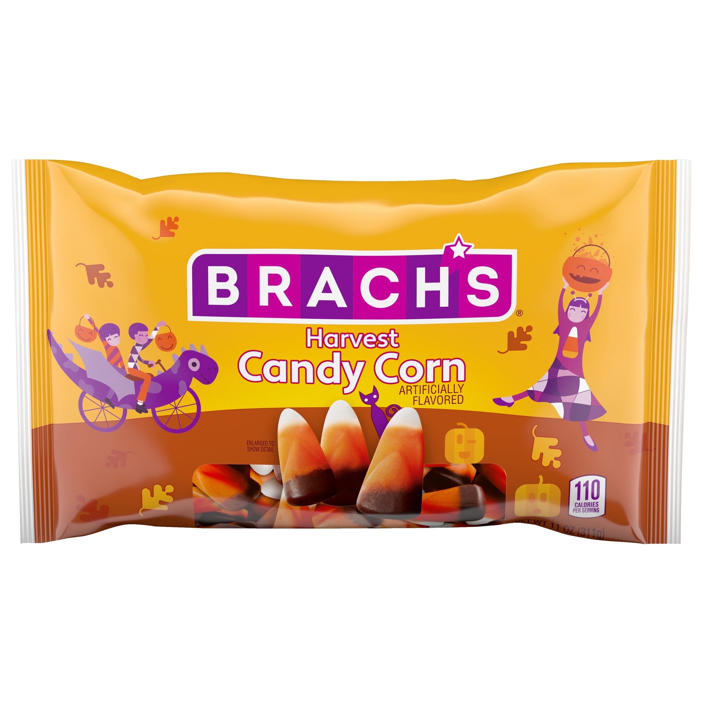 Brach's Harvest Candy Corn, Halloween Candy, 11 oz, Bag (Pack of 2 ...