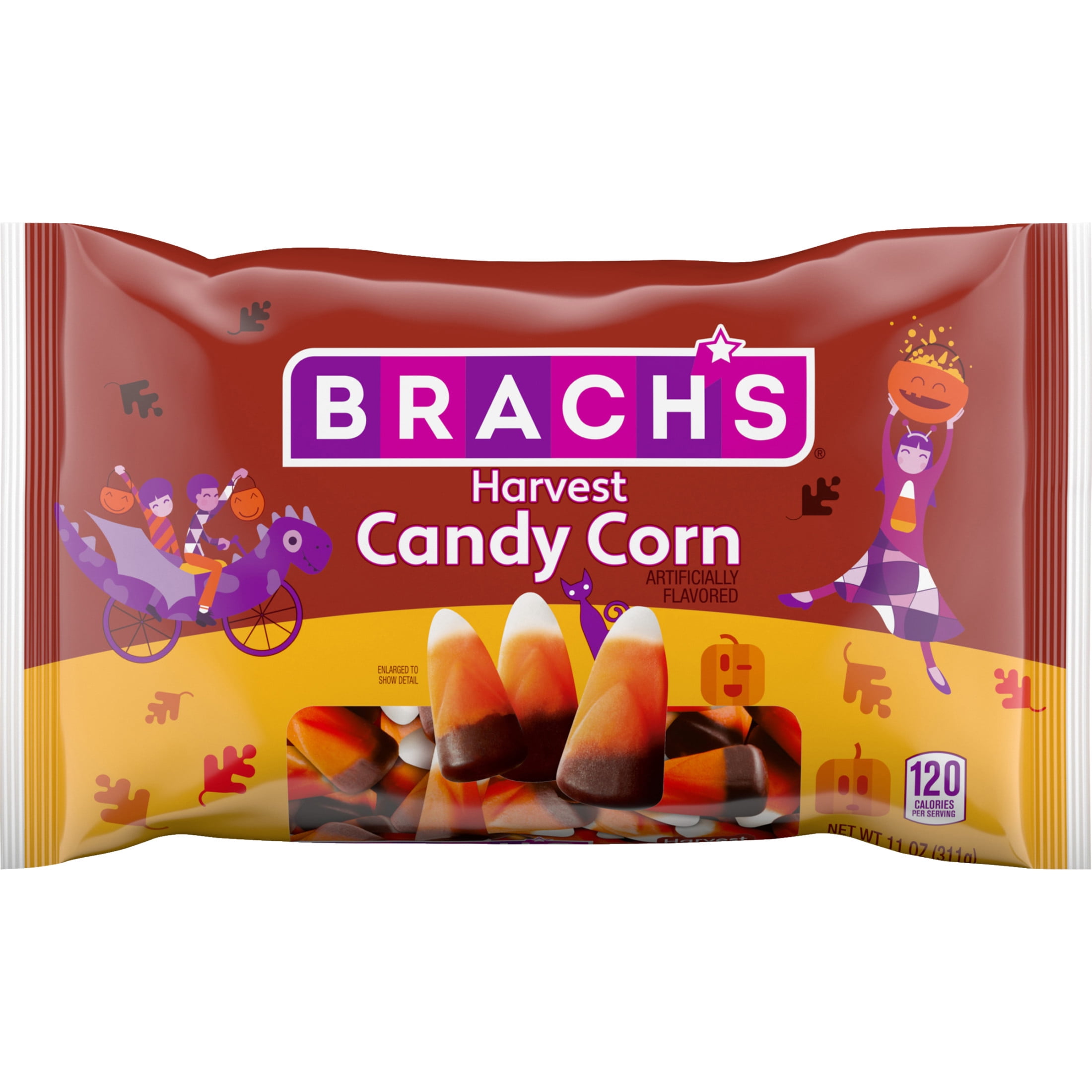 Brach's Harvest Candy Corn 11 Ounce Bag with Cocoa Flavored Seasonal ...