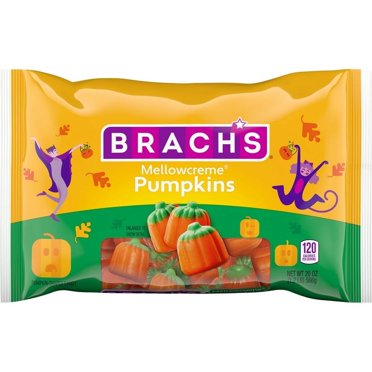 Brach's Classic Mellowcreme Pumpkins Candy, Perfect for Halloween Treat ...