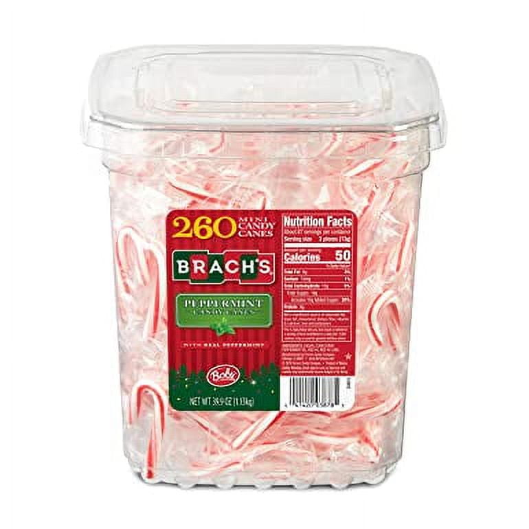 Brach's Individually Wrapped Mini Candy Canes Tub, 260 Count - Walmart.com