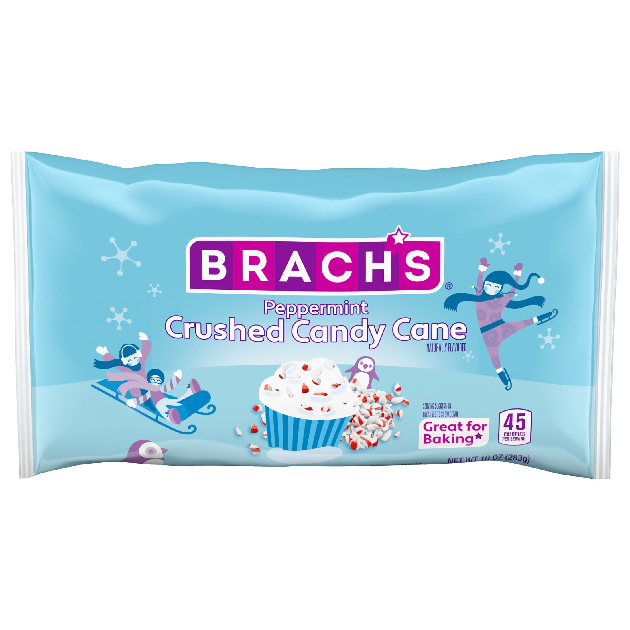 Brach's 10 Oz Peppermint Crushed Candy Canes, Perfect for Holiday ...