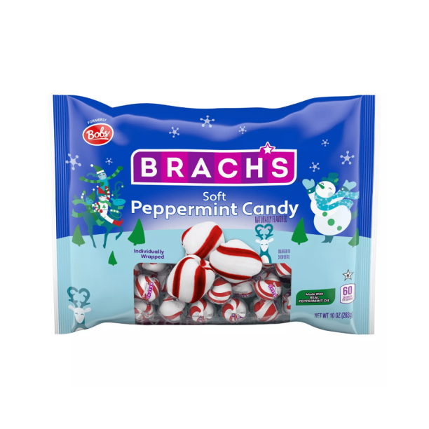 Brach's Soft Peppermint Holiday Candy, 10 oz - Walmart Business Supplies