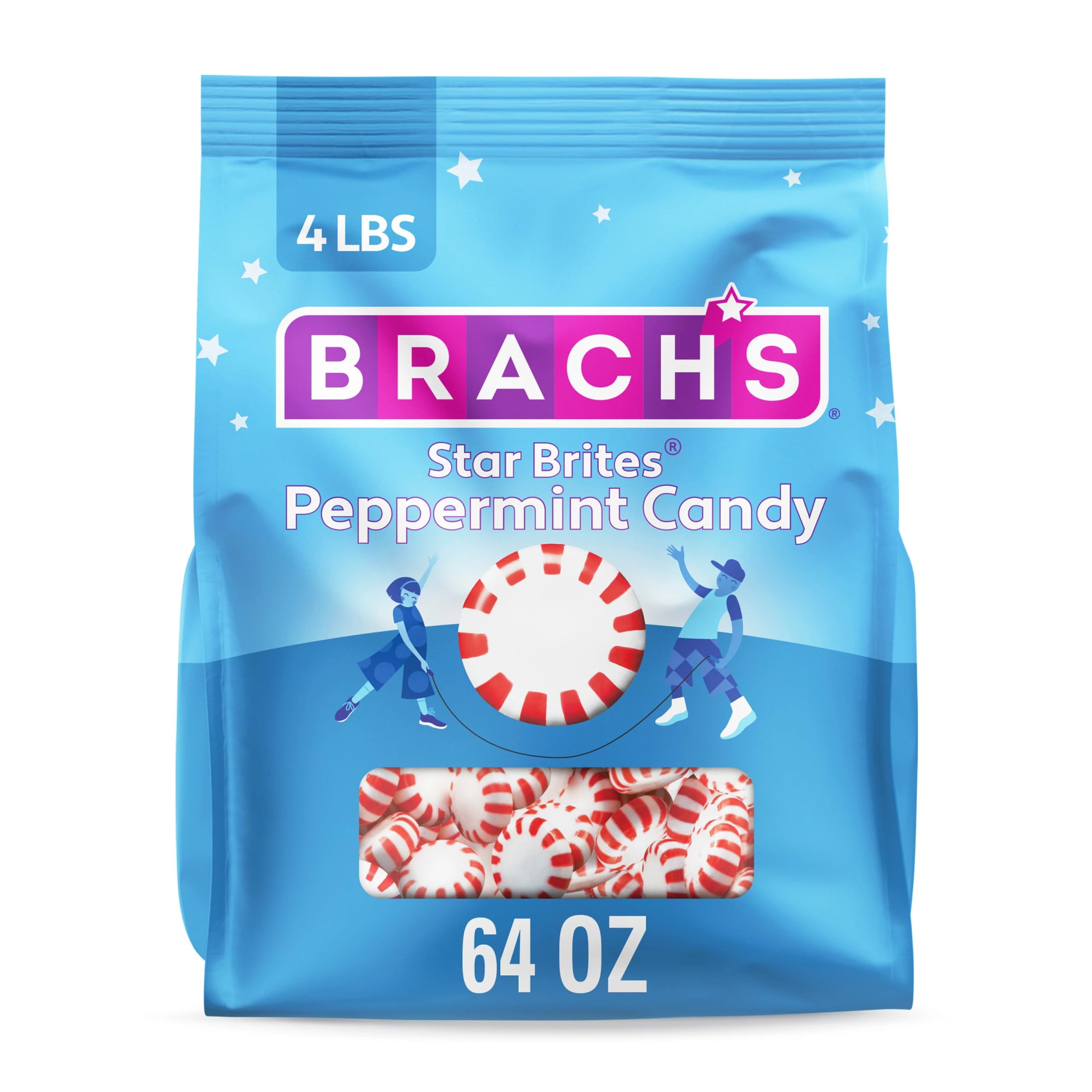 Brach's Star Brites,TRDN Candy, Peppermint, Individually Wrapped, Made ...