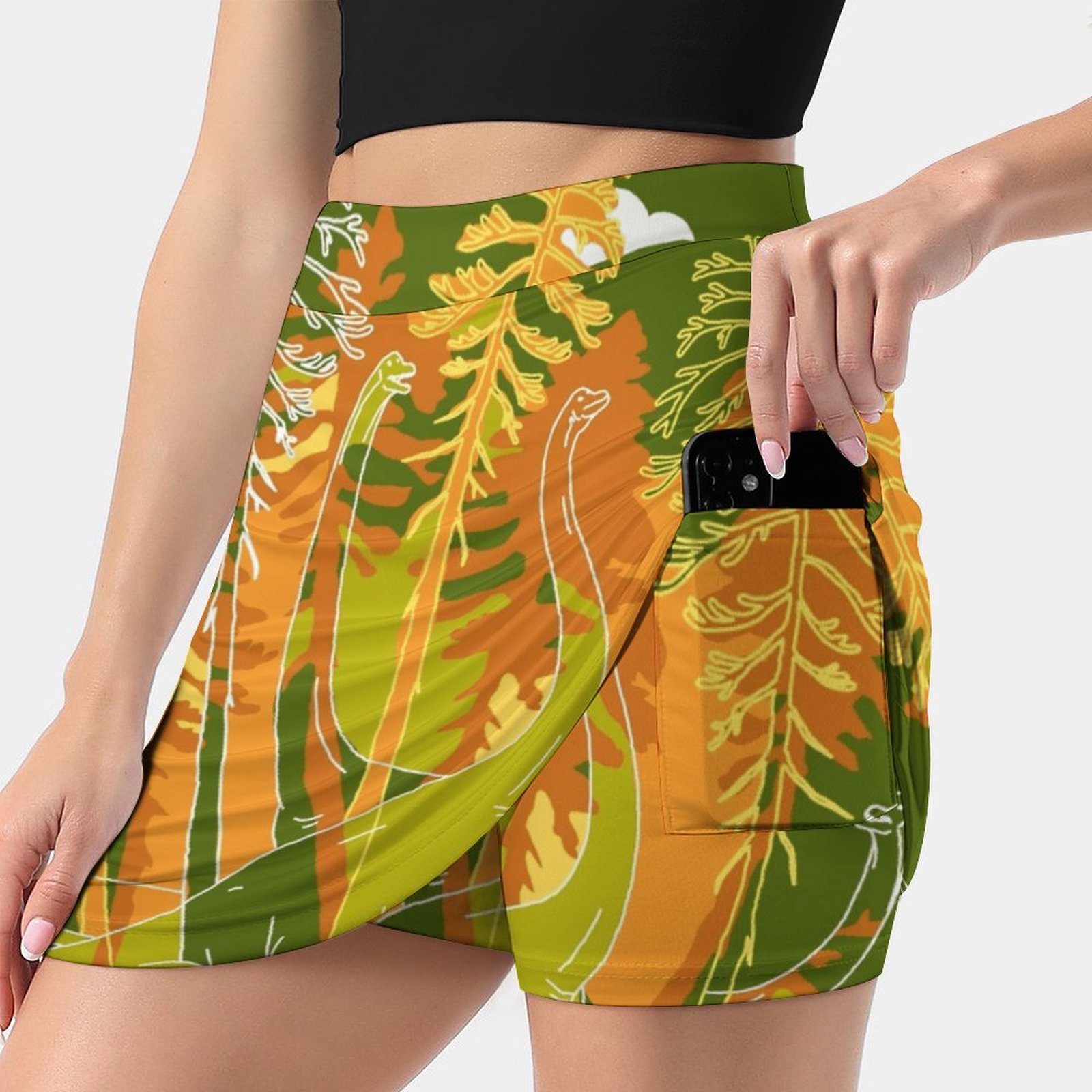 Brachio Grove | Dinosaur Art Women's skirt Y2K Summer Clothes Kpop ...