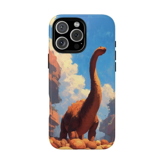 Brachiosaurus Dinosaur Desert Fossil Wildlife Phone Case for iPhone 17 ...