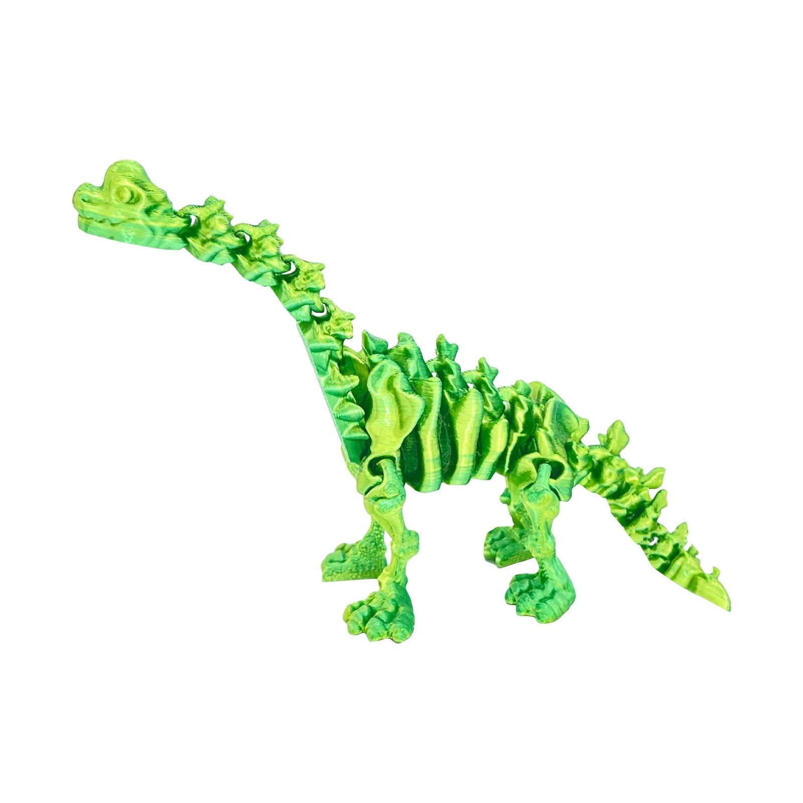 Brachiosaurus Skeleton 3D Printed Small Articulated Dinosaur Fossil ...