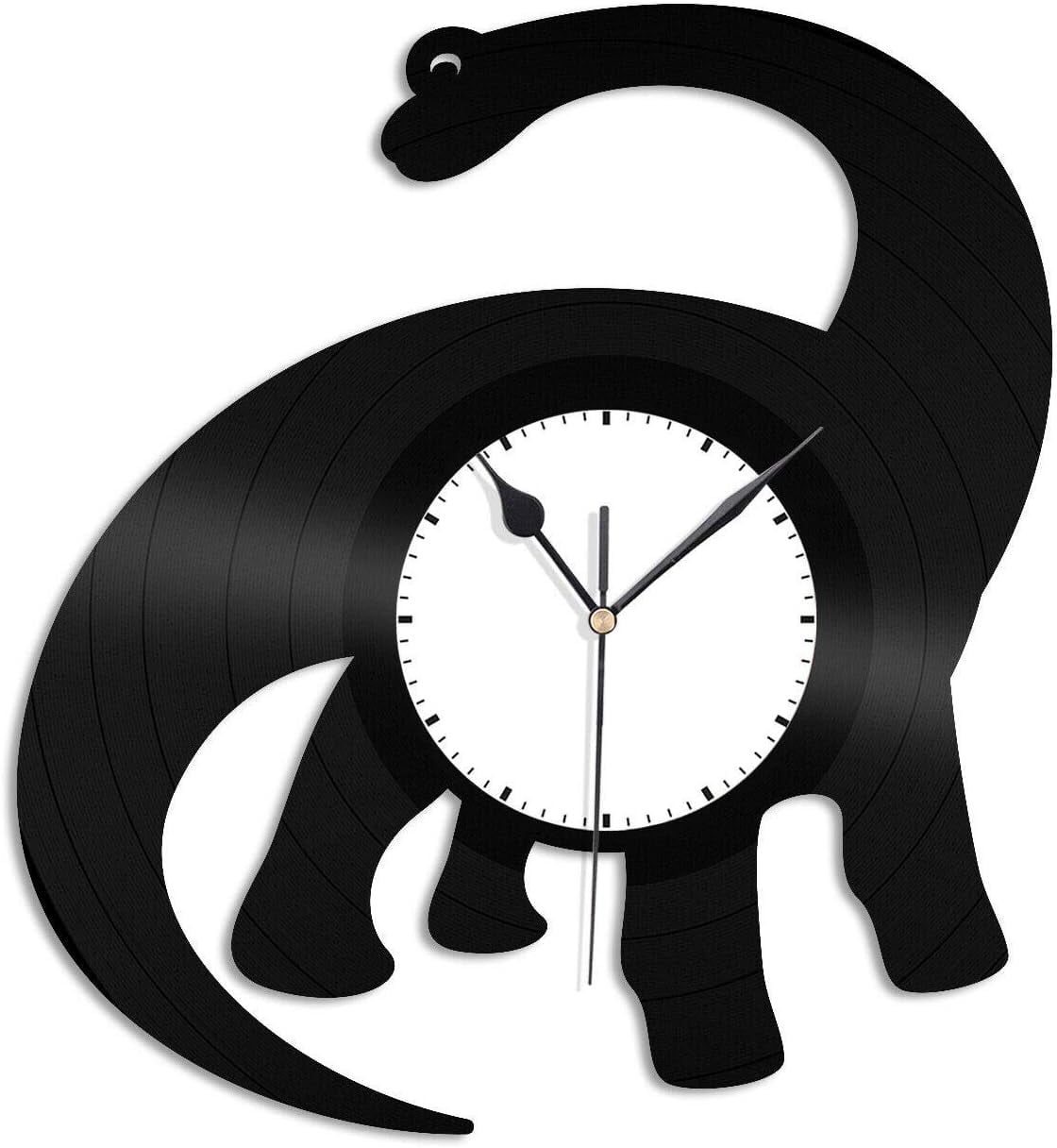 Brachiosaurus Vinyl Wall Clock,Vinyl Record Clock Wall Art Unique Room ...