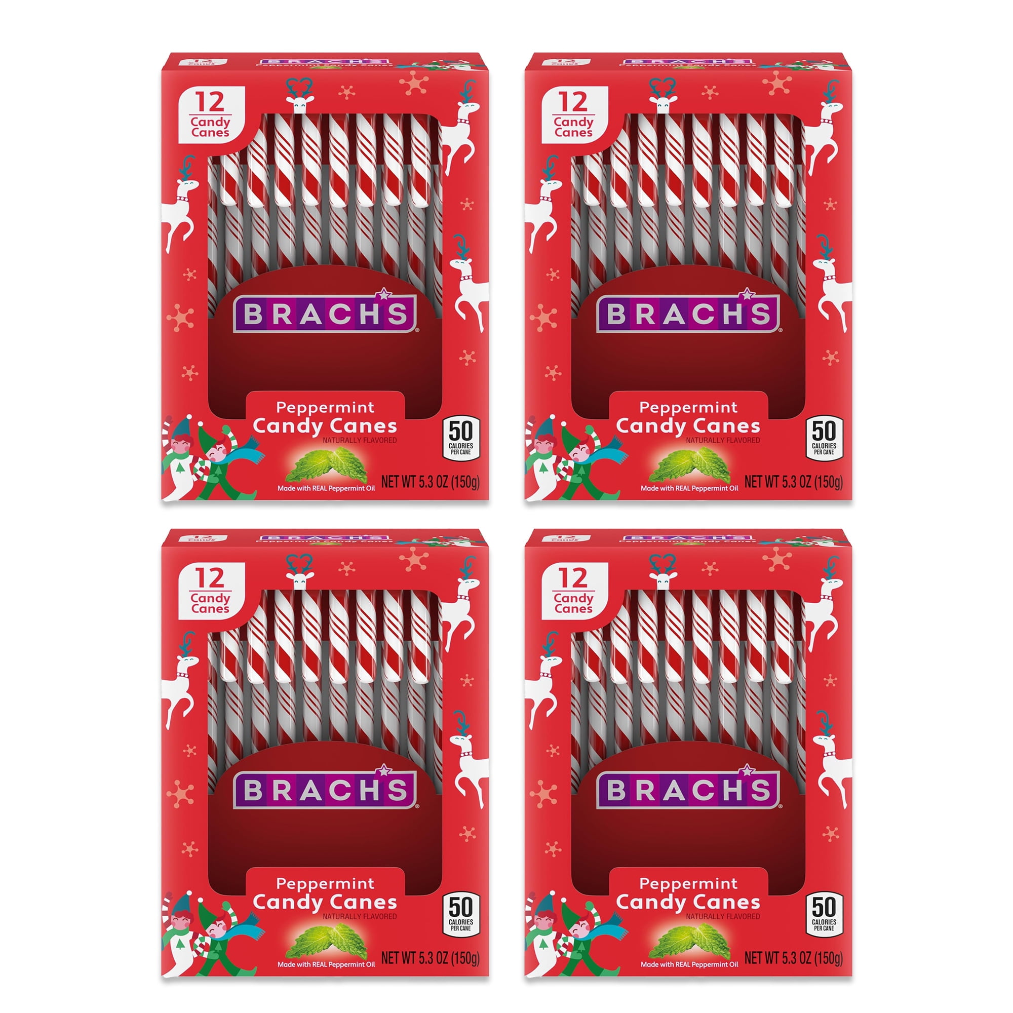 Brachs Candy Canes Pack of 4 - Walmart.com