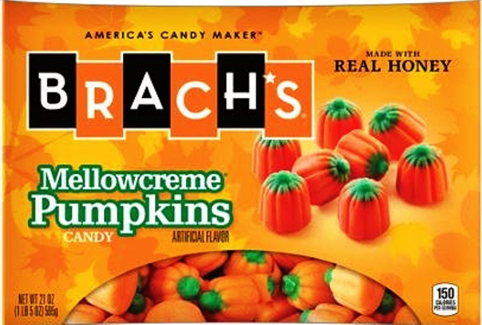 Brach's Mellowcreme Pumpkins, Made with Real Honey, Halloween Candy, 11 ...