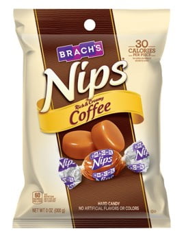 Brachs Nips Wrapped Coffee 3.5 oz Peg Bag 1/12ct - Walmart.com