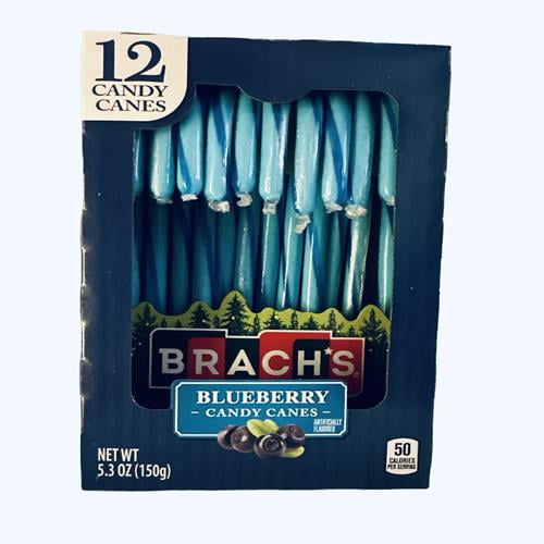 Brachs Santas Choice Blueberry Candy Canes Packaging May Vary - Pack of ...
