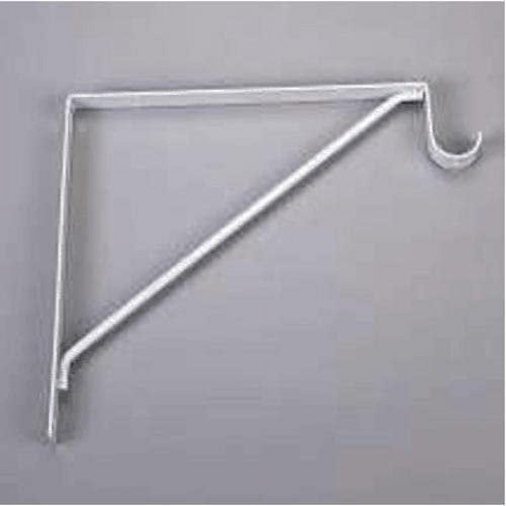 Bracket Shlf/Rod 11" Wht - Walmart.com