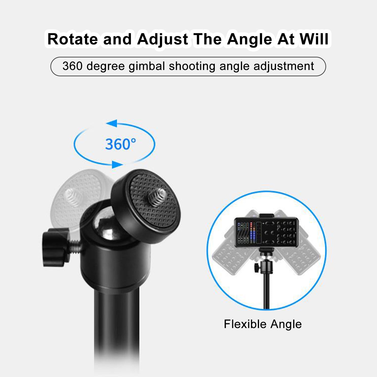 Bracket,Stand With Camera Mount Adjustable Arm With Live Overhead ...