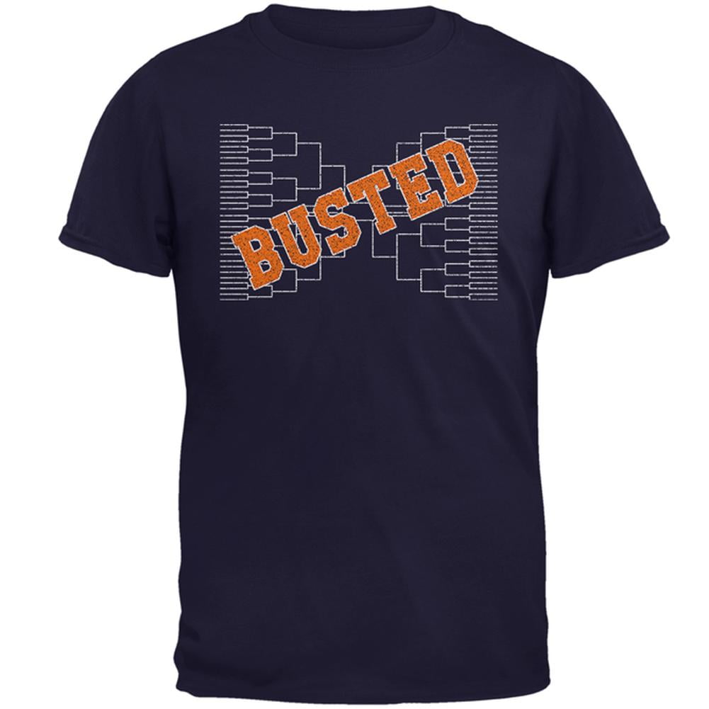 Bracketology BUSTED Mens T Shirt Navy X-LG - Walmart.com