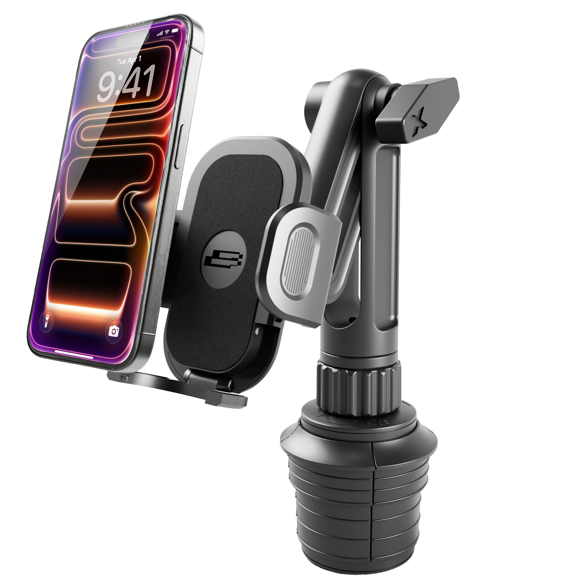 Bracketron TripGrip Extend Cup Holder Phone Mount - Expandable Twist ...