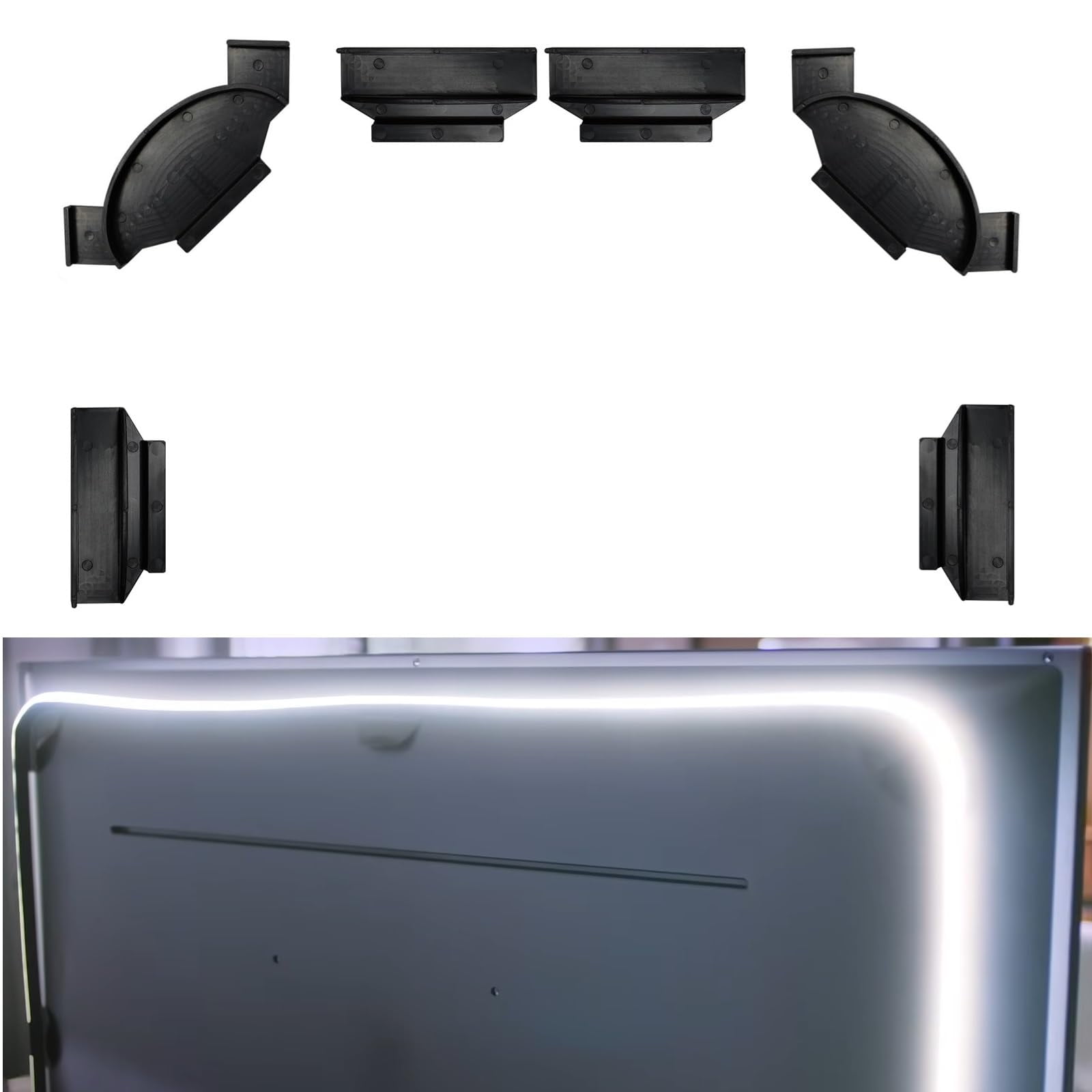 SR Brackets Set for Philips Hue Play Gradient Light Strip, Hue Light ...