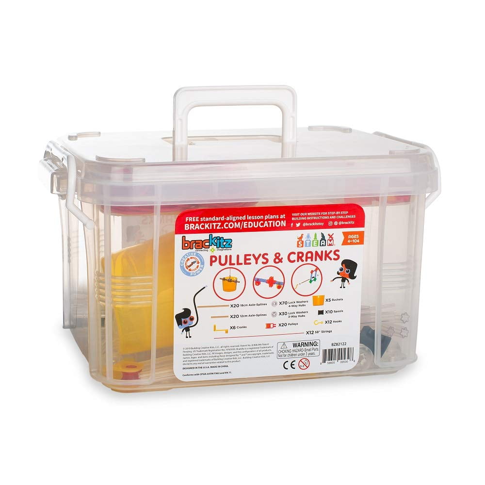 Brackitz Structures - Pulleys & Cranks STEM Learning Toys for Kids PreK ...