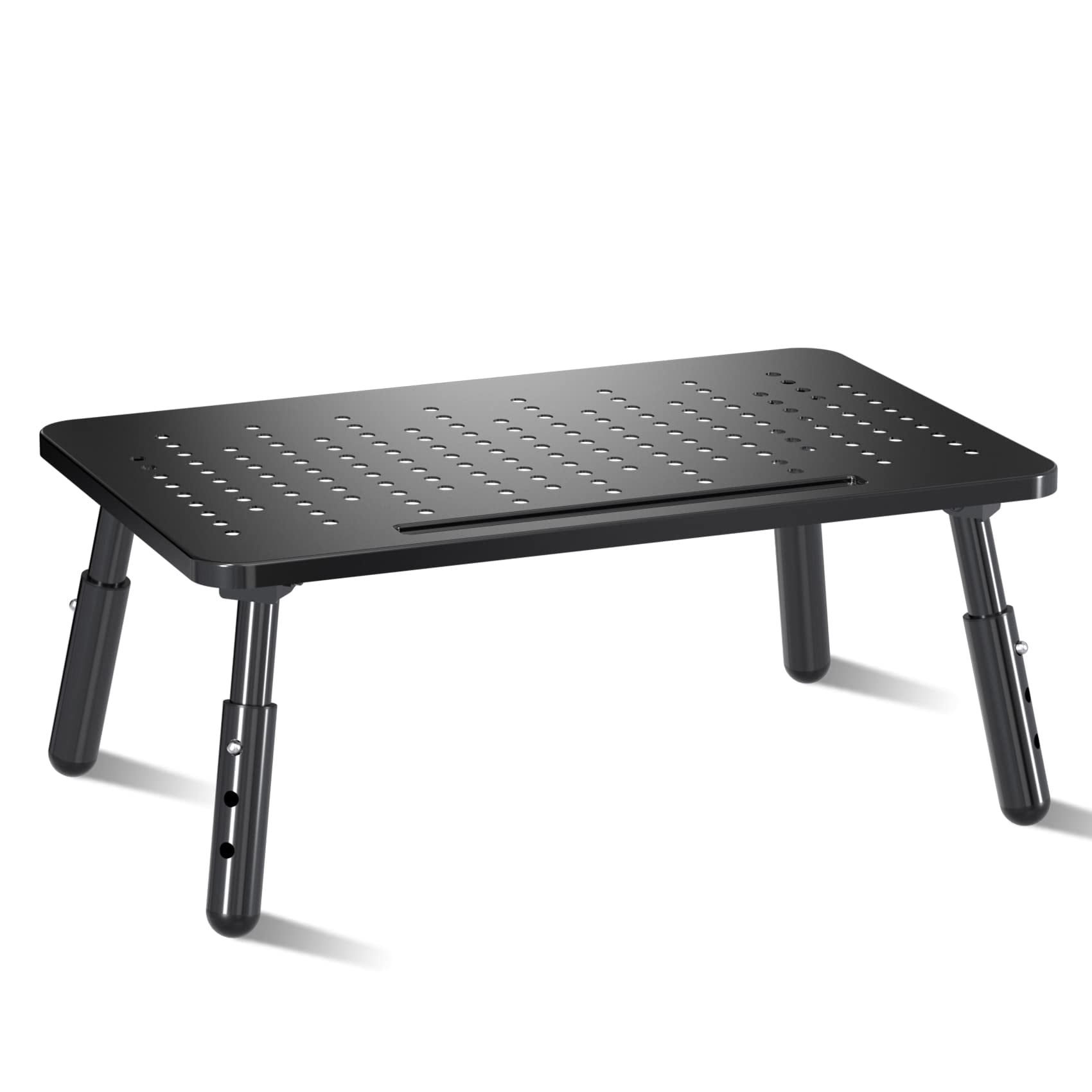 Bracwiser Foldable Monitor Riser Metal Computer Stand for Desk 3 Height ...