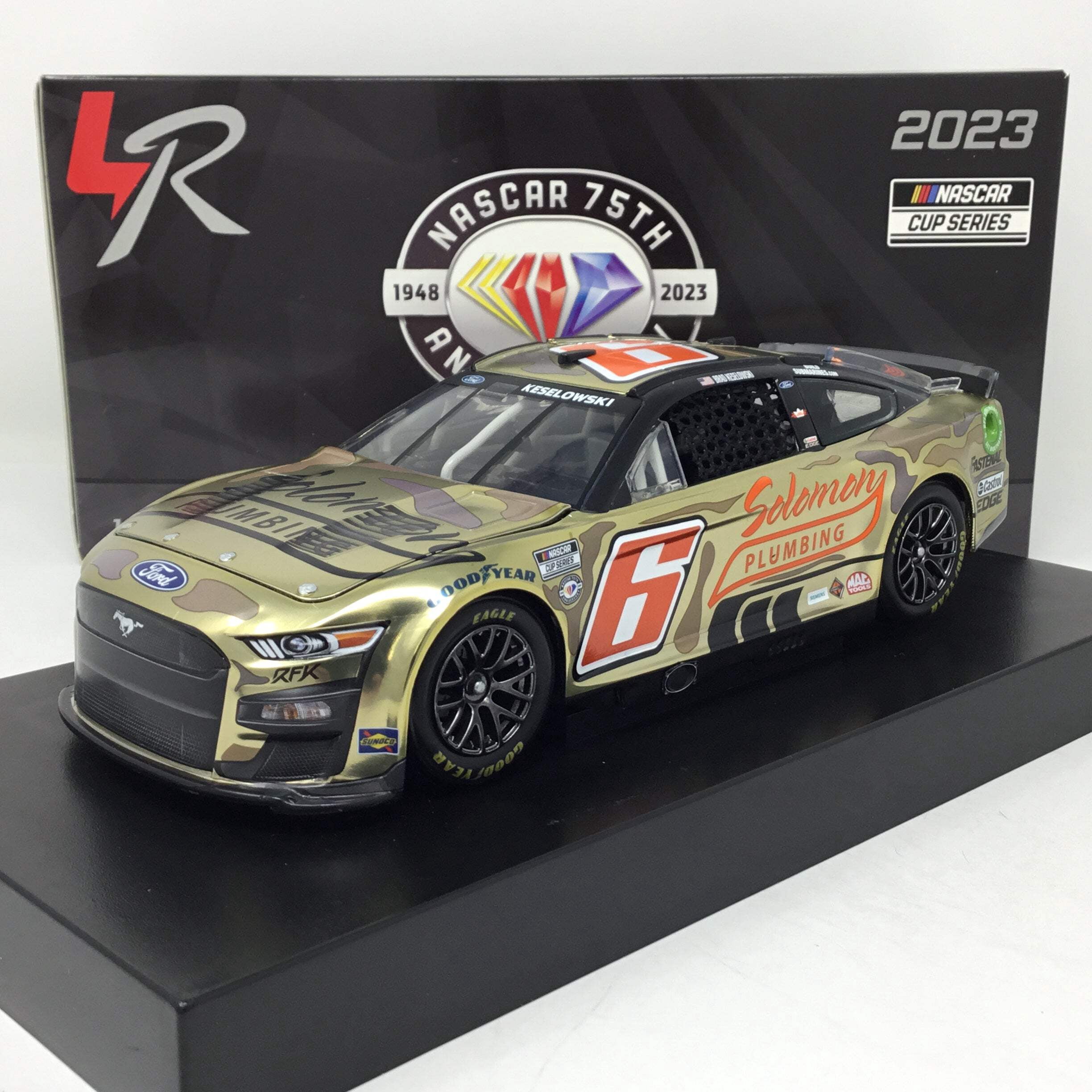 Brad Keselowski 2023 Solomon Plumbing Camo Foil Number 1:24 Color ...