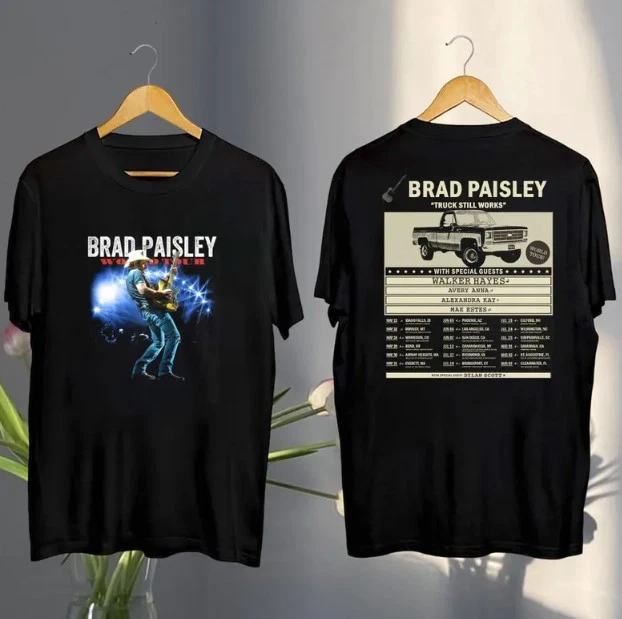 Brad Paisley Truck Still Works Tour 2025 T-Shirt, Brad Paisley Graphic ...
