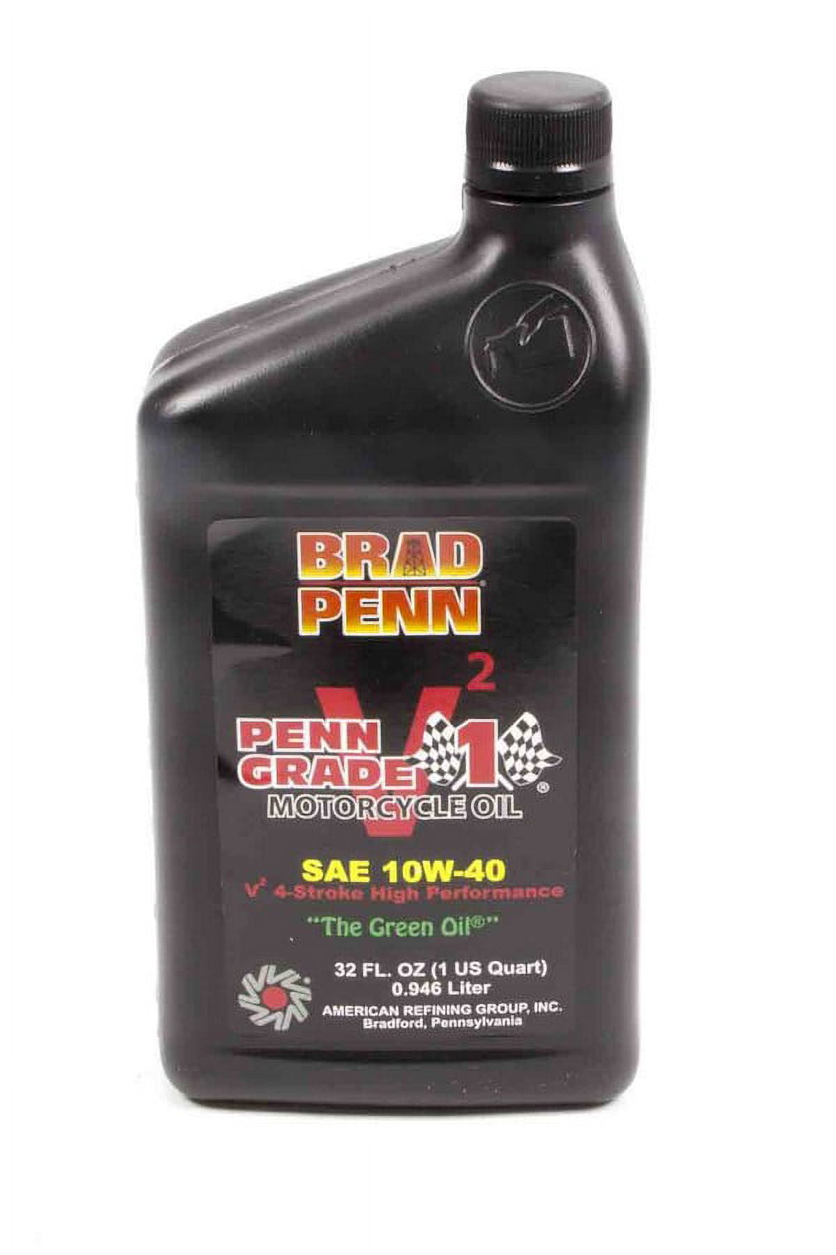 Brad Penn Oil Motorcycle 10W40 Motor Oil 1 qt P/N 009-7156S - Walmart.com