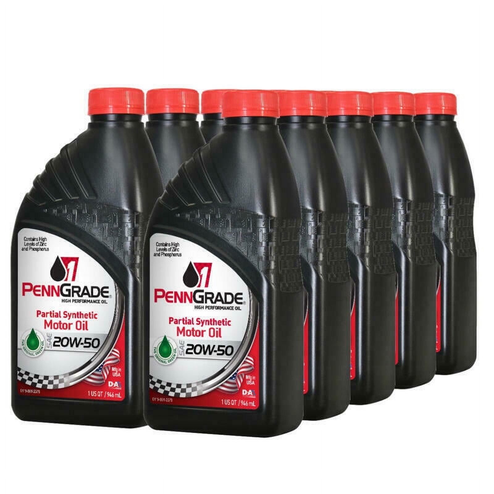 Brad Penn Racing Motor Oil, PennGrade 1 Semi-Synthetic High-Performance ...