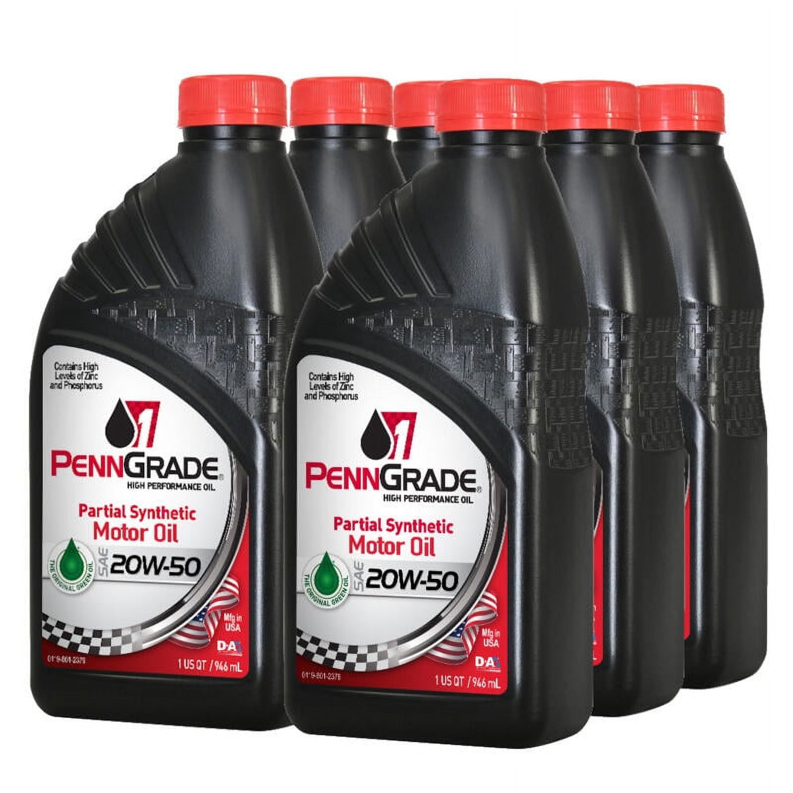 Brad Penn / PennGrade 71196 1 Semi-Synthetic Engine Oil, 20W50, 6 ...