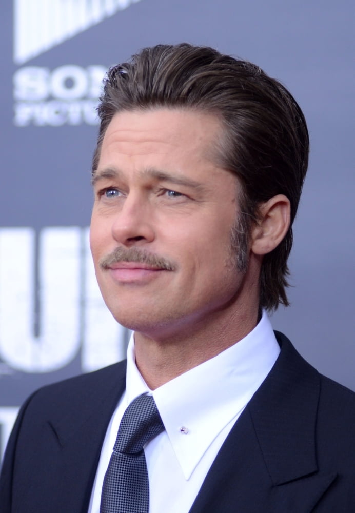 Brad Pitt At Arrivals For Fury Premiere Photo Print - Walmart.com