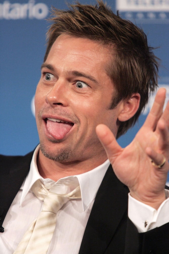 Brad Pitt At The Press Conference For Babel Press Conference - Toronto ...