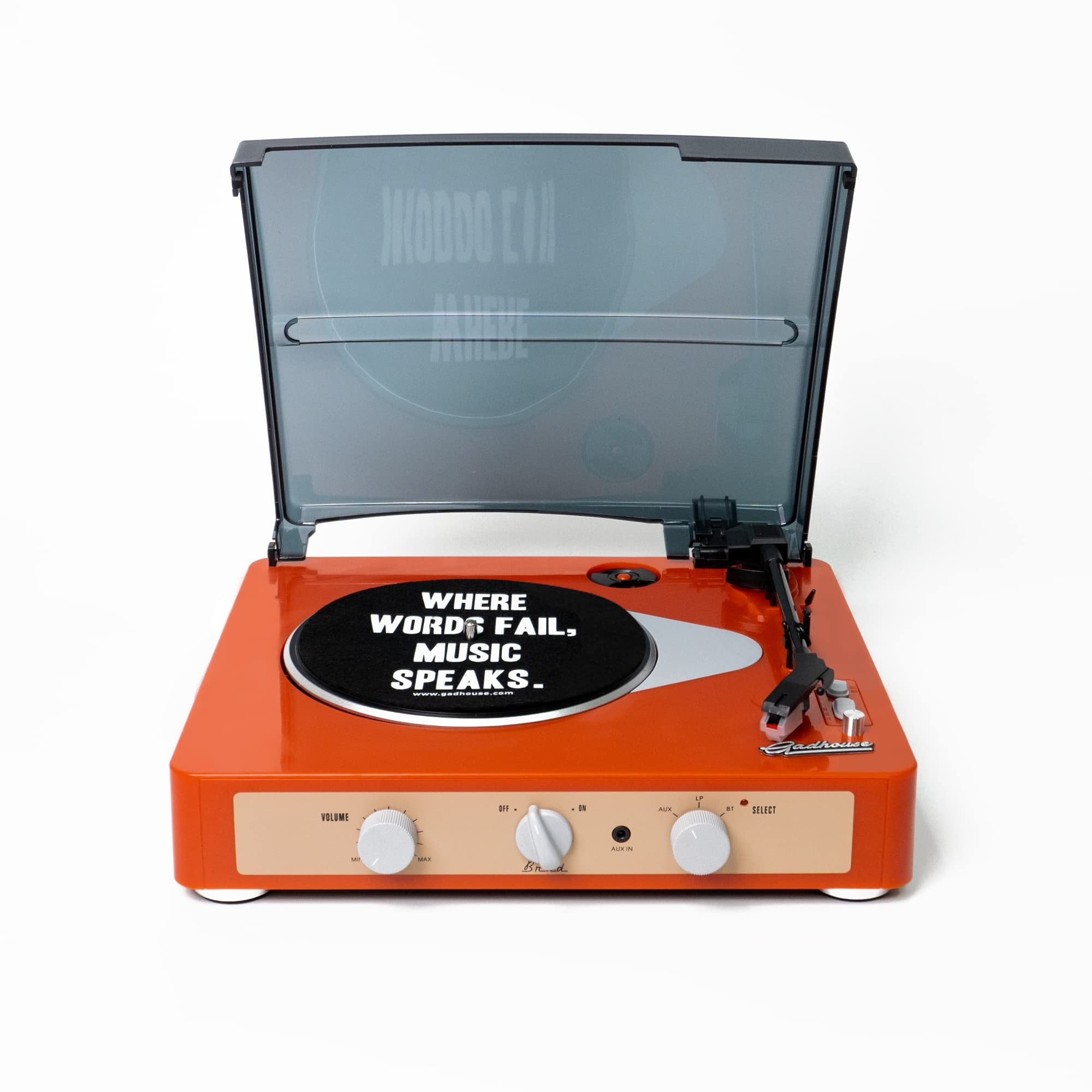 Brad Retro Record Player (Built-in Bluetooth 5.0 & Pitch Control ...