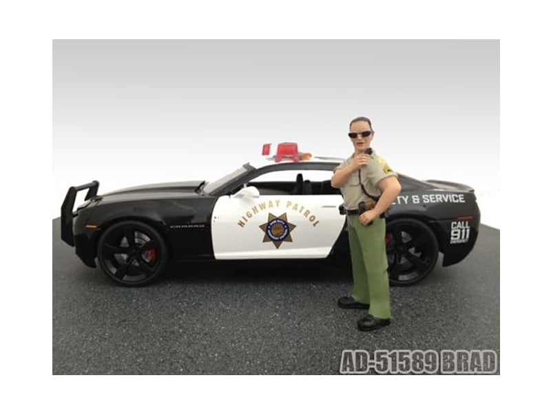 Brad Sheriff Figure For 1:18 Diecast Model Cars by American Diorama ...