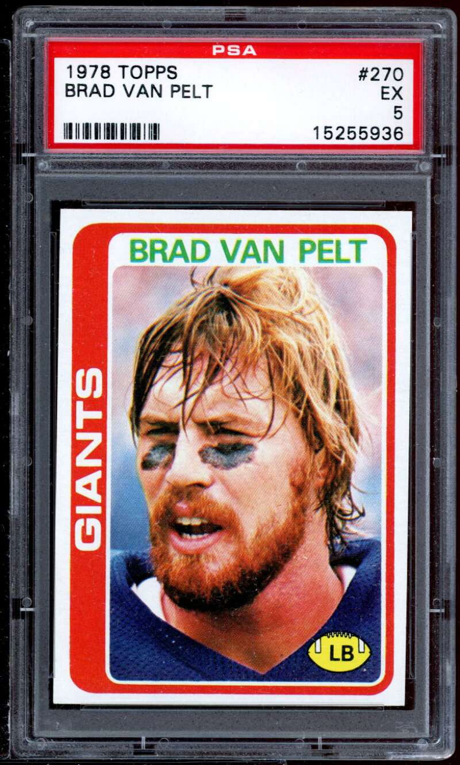 Brad Van Pelt Card 1978 Topps #270 PSA 5 - Walmart.com